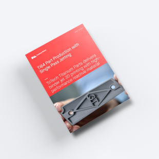 Ti64 Part Production with Single Pass Jetting | Desktop Metal